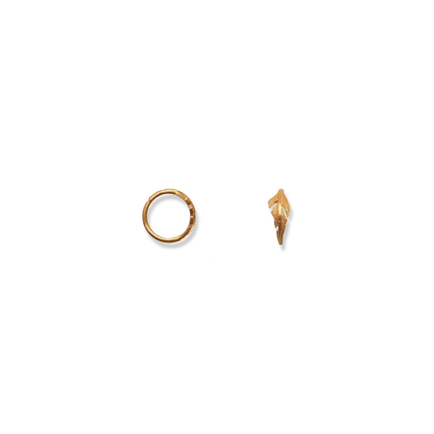 Ørering ELLEGOOD ONE guld • LINE HALLBERG